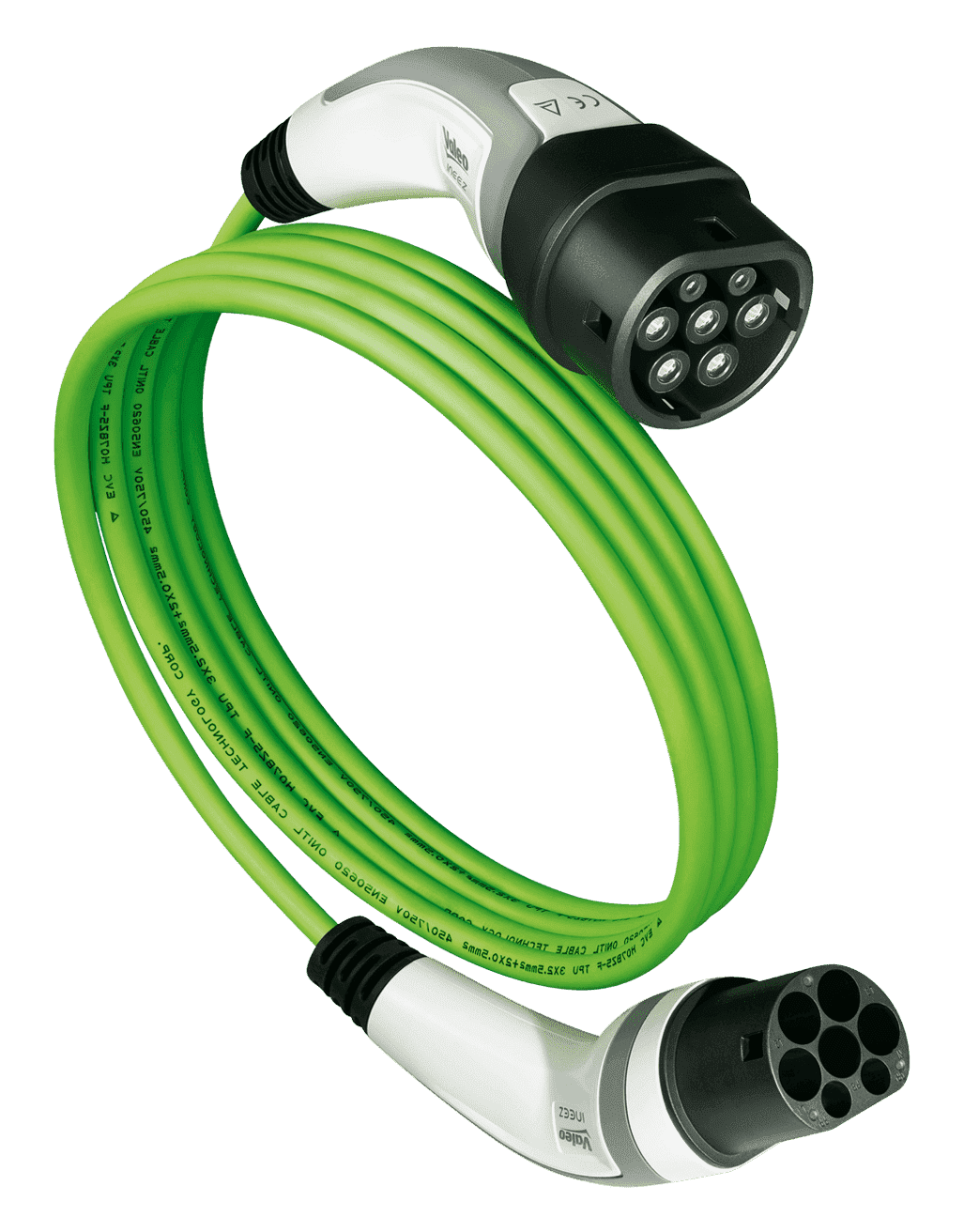 Ineez | Charging Cable - Type 2 - Type 2 NORMAL CHARGE - 3.7 kW - 10 m